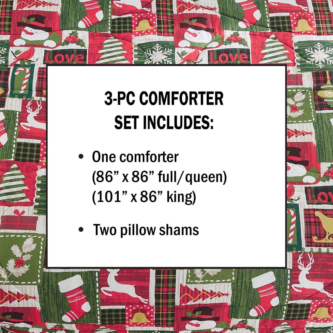 Stoneberry Exclusives Festive Patchwork Comforter Set - Color Out of ...